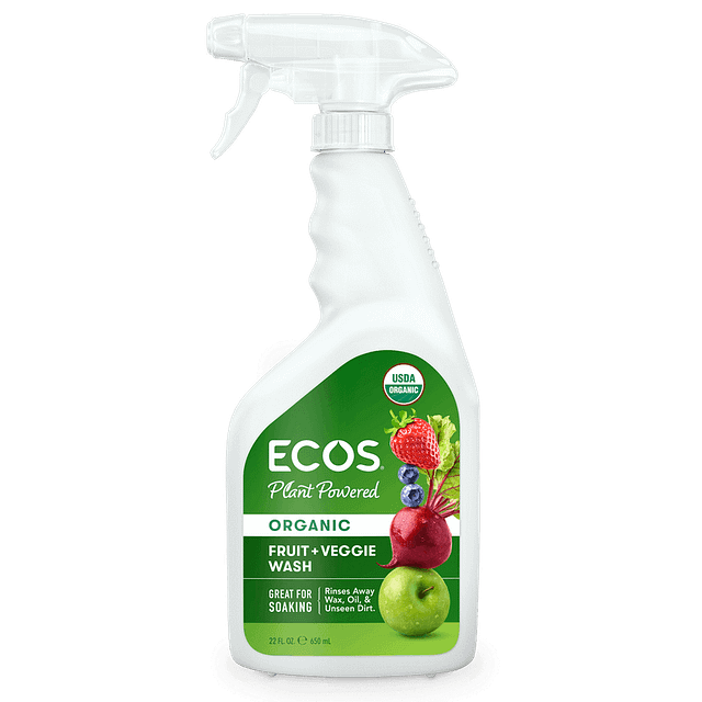 Fruit & Veggie Wash Spray For Cleaner Produce - ECOS®