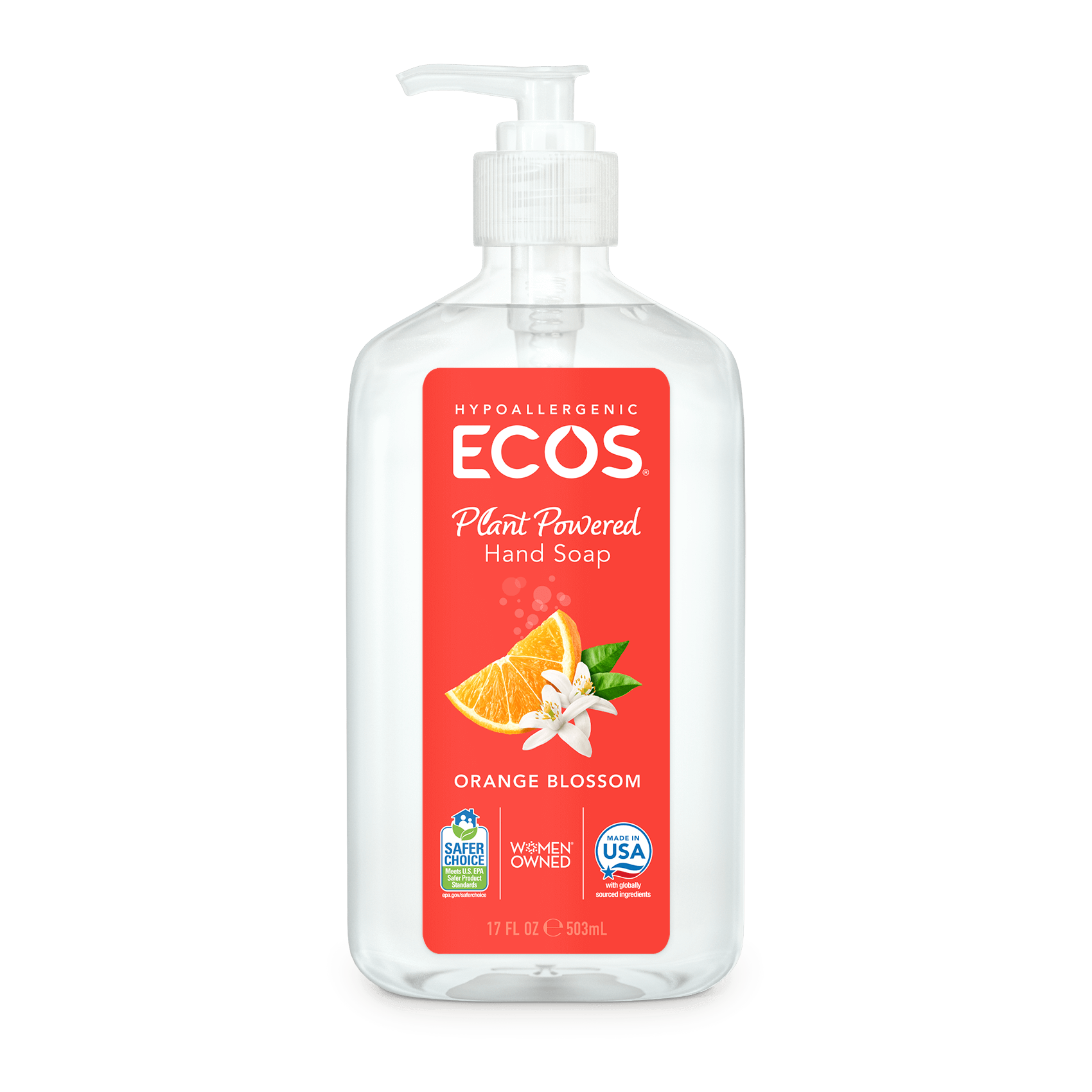 Orange Blossom Hand Soap - Eco-Conscious Readily Biodegradable Formula ...